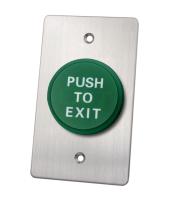 China Stainless Steel Mushroom Press to Exit Push Button 115x70mm NO NC for Door Access Control for sale