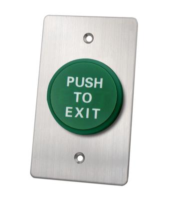 China Stainless Steel Mushroom Press to Exit Push Button 115x70mm NO NC for Door Access Control for sale