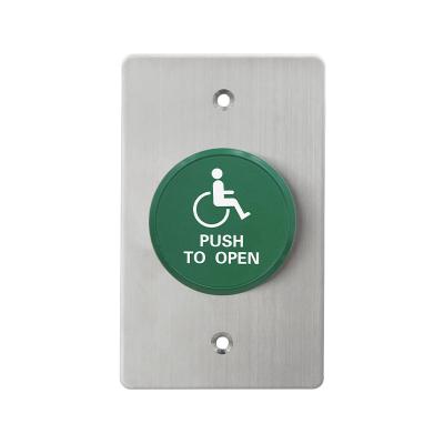 China Stainless Steel Mushroom Press to Exit Push Button 115x70mm NO NC for Door Access Control for sale