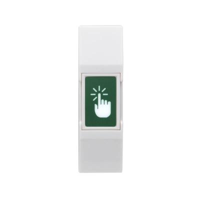 China Plastic Push to Exit Button 70x14mm Narrow Thin Style with Backbox for Access Control for sale