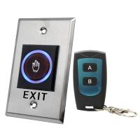 China 304 Stainless Steel Touchless Exit Button IR Sensor No Touch 115x70mm LED for sale