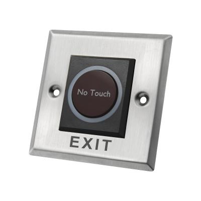 China Touchless Exit Button K2-1 Stainless Steel NO/NC/COM DC12-24V 5-15cm for sale