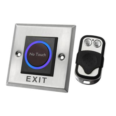 China Touchless Exit Button K2-1-LR NO Touch Style with 5-15cm Sensitive Distance DC12-24V for sale