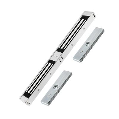 China EL180D Double Door Magnetic Lock 100kg 130kg Holding Force 12V 24V High Strength Aluminum Access Control for sale