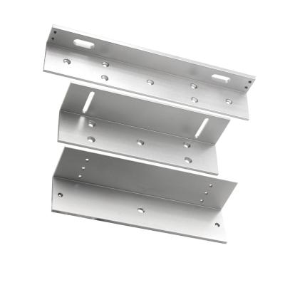 China 350ZL Magnetic Lock Bracket 350KG Electro Magnetic Door Locks Aluminum Narrow Door 90 Degree for sale