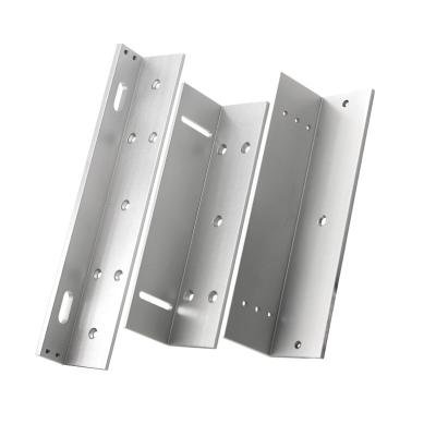 China 500ZL Magnetic Lock Bracket 500KG High Strength Aluminum for Narrow 90 Degree Doors for sale