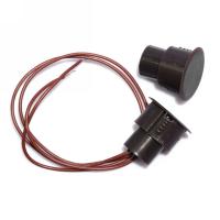 China Recessed Mount Magnetic Alarm Switch 22 Gauge Wire for Metal Door CS-36 100V 0.5A for sale