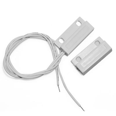 China CS-38A Recessed Door Magnetic Sensor Contact 27x14x8mm 200VDC White Brown for sale