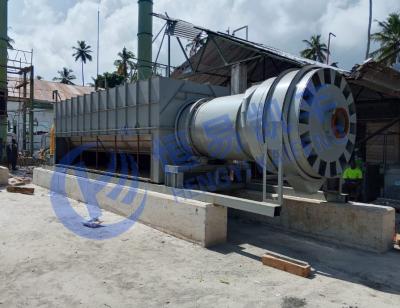 China Semi-Automatic Carbonization Furnace with 10-12T/D Capacity and 500-600℃ Temperature Range for Biomass Processing for sale
