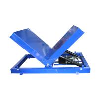China Industrial Electric Lift Table 1000kg Capacity 0 to 90 Degree Flip Platform for sale
