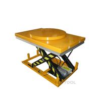 China 800kg Turntable Electric Lift Table Mobile Lifting Platform For Workshop Maximum Height 40