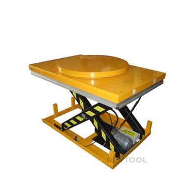 China 800kg Turntable Electric Lift Table Mobile Lifting Platform For Workshop Maximum Height 40
