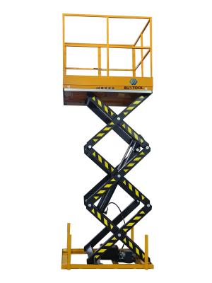 China Electric Lift Table 800kg Capacity 1700x1000mm Platform with Safety Handrail for sale