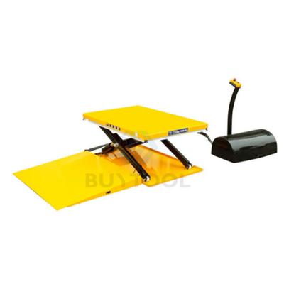 China Low Profile Scissor Lift Table 1000kg Capacity 860mm Max Height Pallet Leveling for sale
