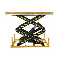 China 1000kg Electric Scissor Lift Table Cart 2000mm Height Q345B Steel Portable for sale