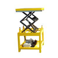 China Industrial Hydraulic Scissor Lift Table 1500mm Raised Height 1000kg Capacity Mobile for sale