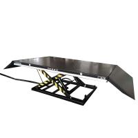China Portable Hydraulic Motorcycle Lift Table 500kg Capacity 800mm Height Garage Workshop for sale