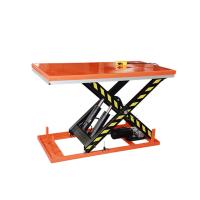 China 4 Ton Electric Hydraulic Scissor Lift Table 2000x1000mm 1400mm Height Industrial for sale