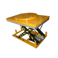 China Motorized Rotating Pallet Lift Table 100kg Capacity 360 Degree Rotary Platform for sale