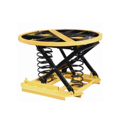 China Auto Leveling Pallet Spring Loaded Lift Table 2000kg Capacity 720mm Height for sale