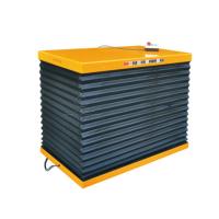 China Mobile Single Scissor Stationary Lift Table 150kg 500kg 2000 Lbs Safety Bellows Covers for sale