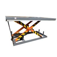 China Hydraulic Stationary Scissor Lift Table 2200lbs Efficient Vertical for sale