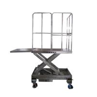 China 304 Stainless Steel Electric Scissor Lift Table 1000kg Capacity 1300x820mm Platform for sale