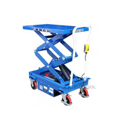 China Hydraulic Mobile Scissor Lift Table 1100lbs Capacity 40x20 Inch Platform CE Certified for sale