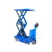 China Mini Self Propelled Electric Scissor Lift 500kg Capacity 1000mm Max Height Aerial Work Platform for sale
