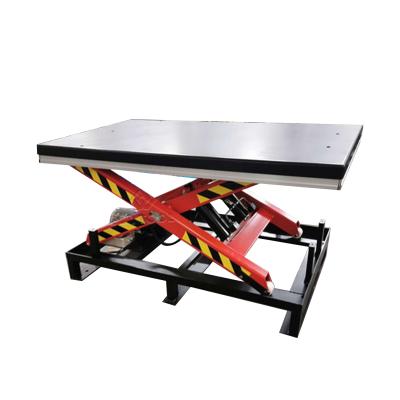 China Electric Mobile Hydraulic Lifting Table Trolley 1300x850mm 1000kg Capacity for sale