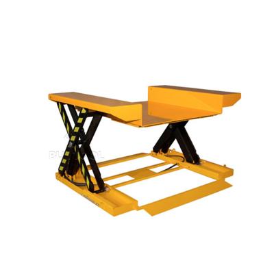 China Low Profile Electric Hydraulic Scissor Lift Table 1000kg 2000lb with Explosion Proof Valve for sale