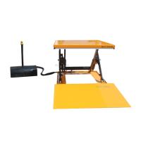China 1000kg Floor Mounted Scissor Lift Table Electric 85mm Low Height 380V 3 Phase for sale
