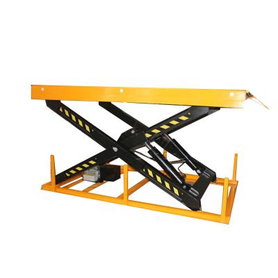 China Hydraulic Unloading Loading Dock Lift Table 1000 Lb 3000 Lb Fixed Scissor Lift Platform for sale