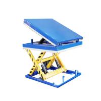 China Industrial Scissor Hydraulic Lift Tilt Table 1000kg Capacity 380V Material Handling Equipment for sale