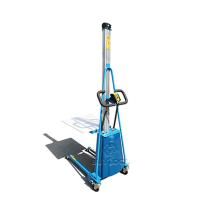 China Manual Hydraulic Fork Stacker E100 150kg 24V Battery Powered Lift for sale