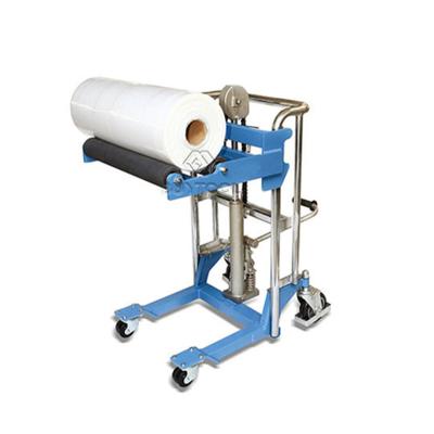 China Electric Hydraulic Stacker 400 kg Capacity 1500 mm Lift Height Light Weight Roll Reel Paper for sale