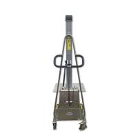 China 304 Stainless Steel Electric Hydraulic Stacker Lift 100kg 150kg Capacity Work Positioner for sale