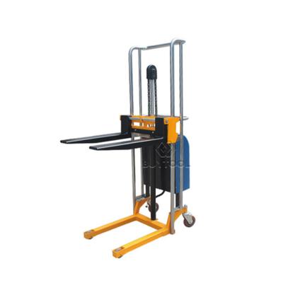 China Manual High Lift Hand Hydraulic Pallet Stacker Ej4150 Ej4150a for sale