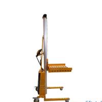 China Low Profile Hydraulic Stacker 470x600mm Platform 100-200kg Capacity Electric Lift for sale
