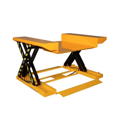 China Low Profile Floor Level Scissor Lift Table 1270x1100mm 500kg Capacity Zero Pallet Jack for sale