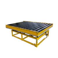 China Hydraulic Scissor Lift Table 1000kg Capacity 1000x1600mm Roller Top for sale