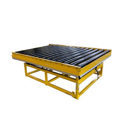 China Hydraulic Scissor Lift Table 1000kg Capacity 1000x1600mm Roller Top for sale