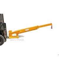 China Appliance Forklift Attachment Telescopic Fork Mounted Crane Jib Boom for sale