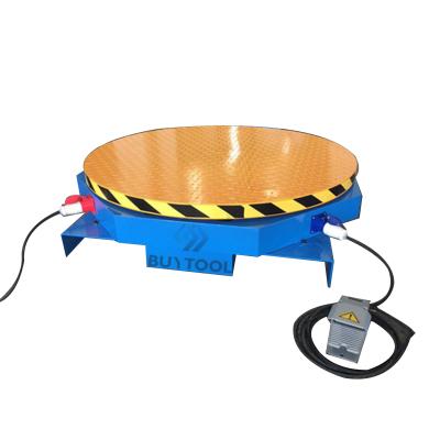 China Semi Automatic Turntable Pallet Wrapper Machine 2000kg Capacity 1220mm Platform for sale