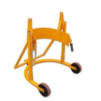 China Industrial Drum Handling Trolley Palletizer 770lbs Capacity 350kg for 30-55 Gallon Steel Drums for sale