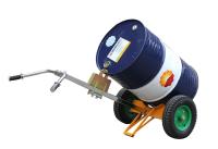 China Grip Head Drum Hand Cart 450kg Capacity Drum Carrier Oil Drum Trolley 55 Gallon for sale