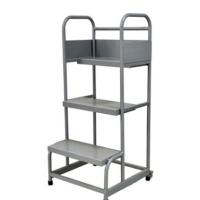 China Supermarket Movable Easy Climb Rolling Platform Ladders 3 Steps High Stability for sale