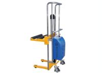 China Battery Operated Portable Forklift Pallet Stacker Truck 400kg Capacity 12V 60Ah for sale