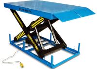 China 1000kg Electric Scissor Lift Trolley 1600x1000mm Hydraulic Table Lift 230-1000mm for sale