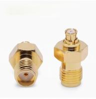 China 50 Ohm RF Adapter DC-6GHz Female to Female Coax Adapter SMP to SMA for sale